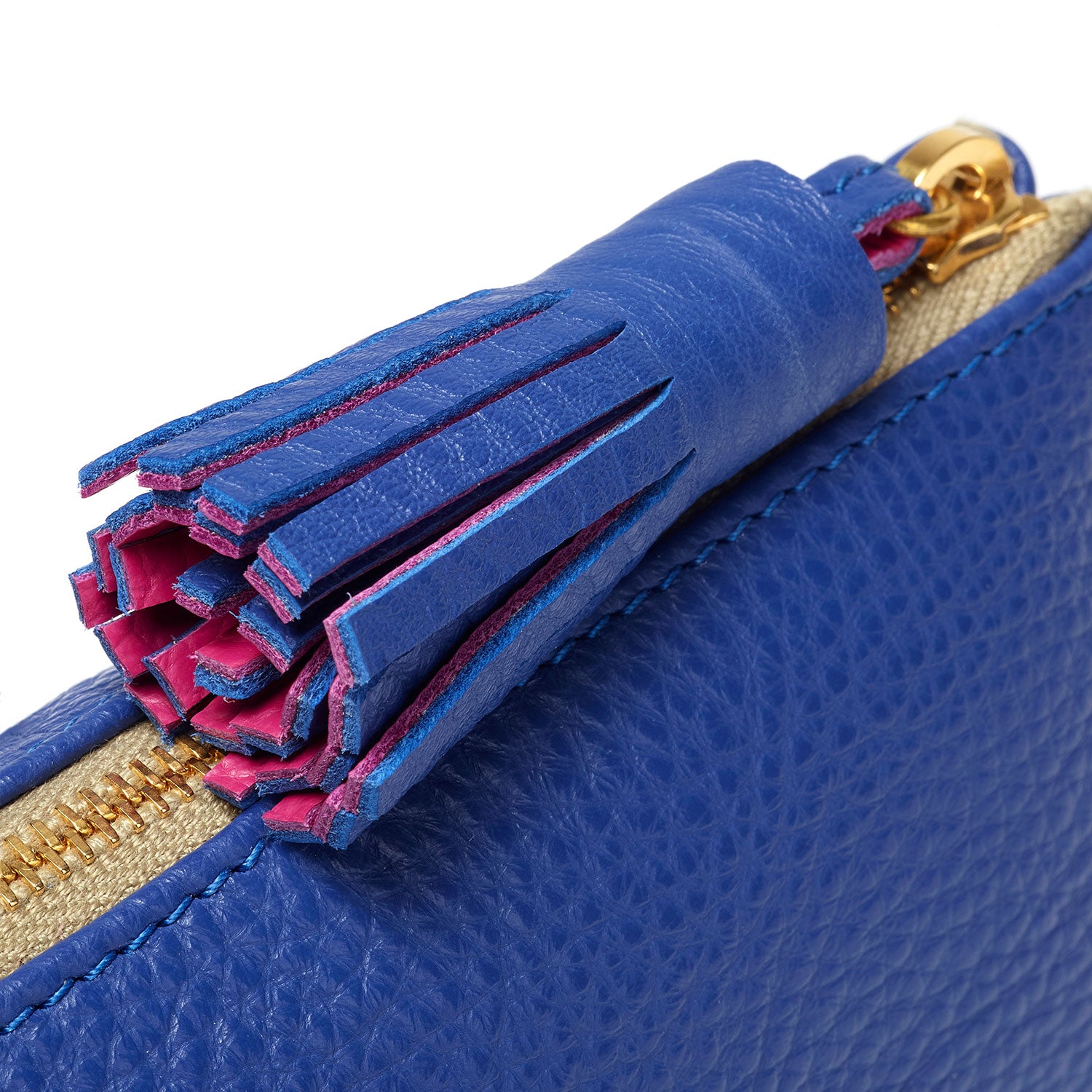 Luxury Personalised Pencil Case Royal Blue Leather Anya Sushko luxury-personalised-pencil-case-royal-blue-leather-anya-sushko
